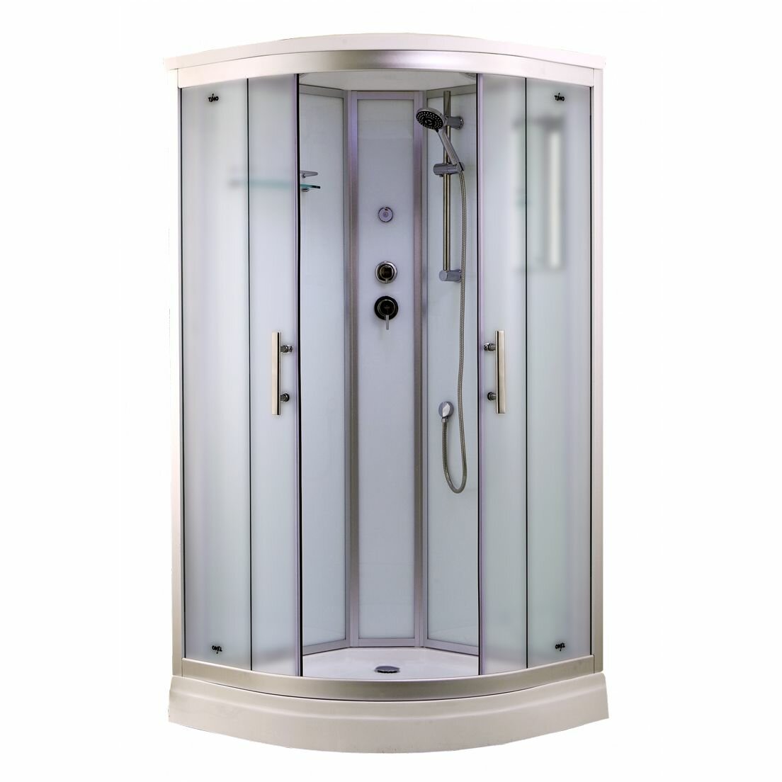 Душевая кабина Timo Standart T-6601SF цвет профиля хром, стекло матовое 5 мм 100х220х100 см