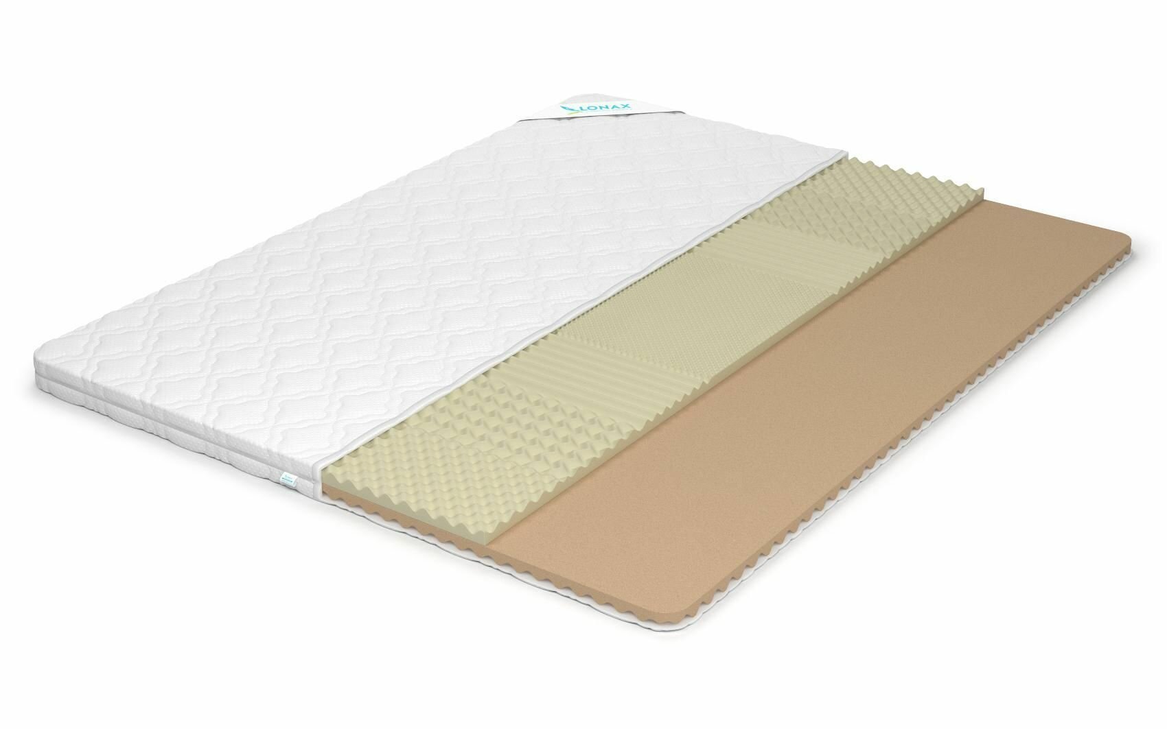 Топпер Лонакс Дуал Релакс Латекс Мемори 6 120/200 см(топпер LONAX DUAL RELAX LATEX MEMORY 6 120/200 см) 120/200 см