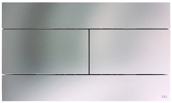 Кнопка смыва OLI Slim Oliveira 659046 для инсталляции, матовый хром