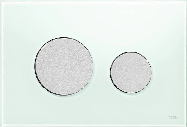 Кнопка смыва Tece TECEloop 9240652 для инсталляции, мятный зеленый/матовый хром