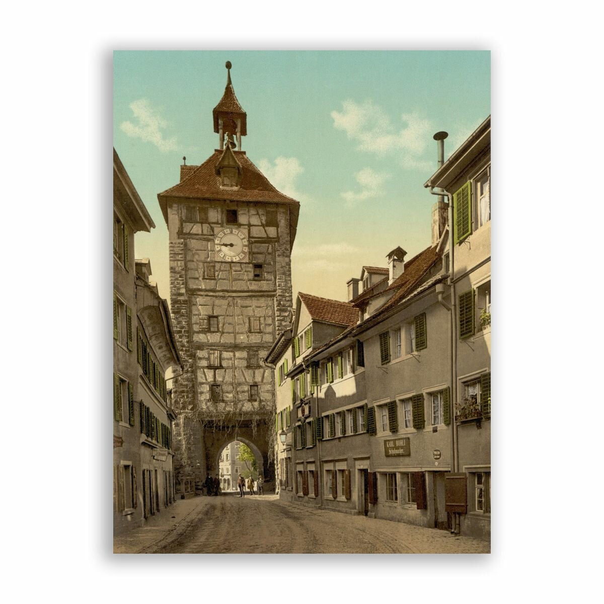 Постер, плакат на бумаге / The Schnetzthor, interior, Constance, Baden, Germany / Размер 40 x 53 см