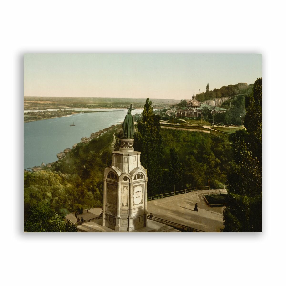 Постер, плакат на бумаге / St. Wladimirs, Monument, Kiev, Russia / Размер 30 x 40 см
