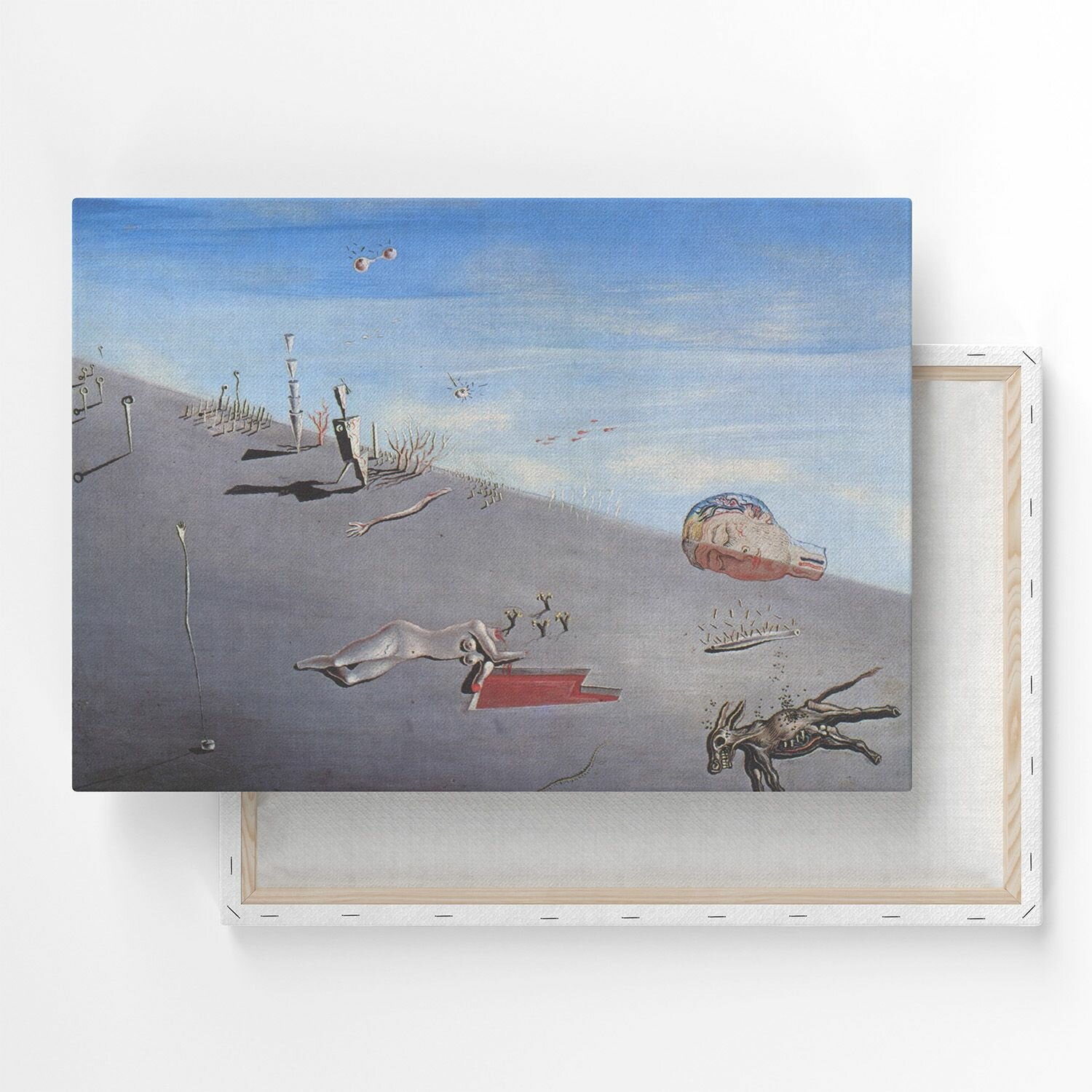 Картина на холсте, репродукция / Сальвадор Дали - Этюд для мёда слаще крови / Размер 30 x 40 см