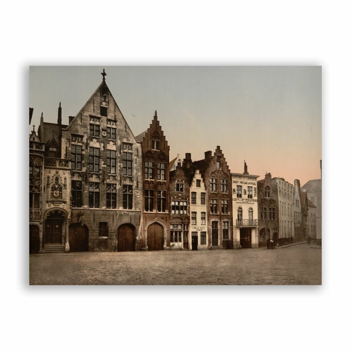 Постер, плакат на бумаге / The library, Bruges, Belgium / Размер 30 x 40 см