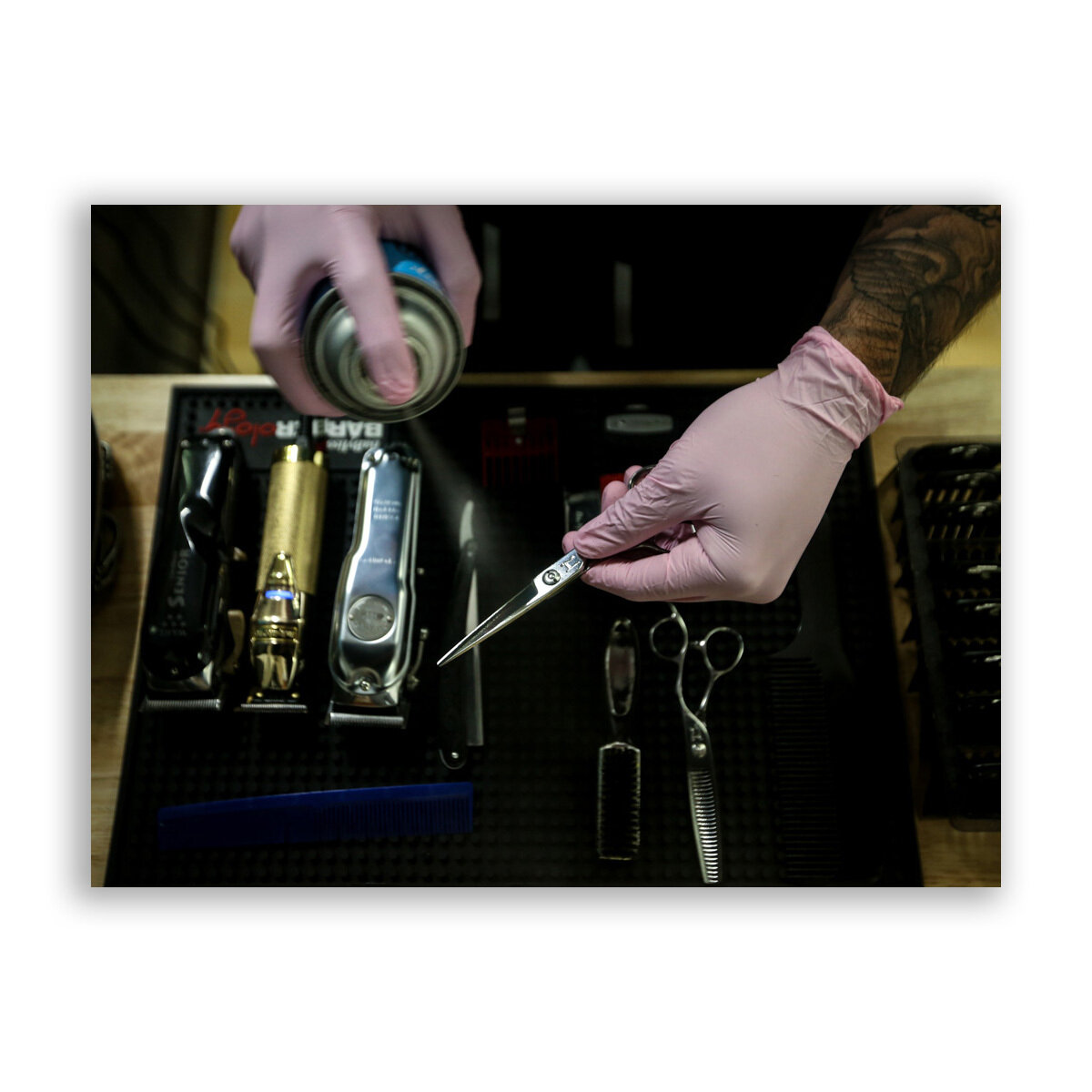 Постер, плакат на бумаге / Для Барбершопа / Размер 30 x 40 см