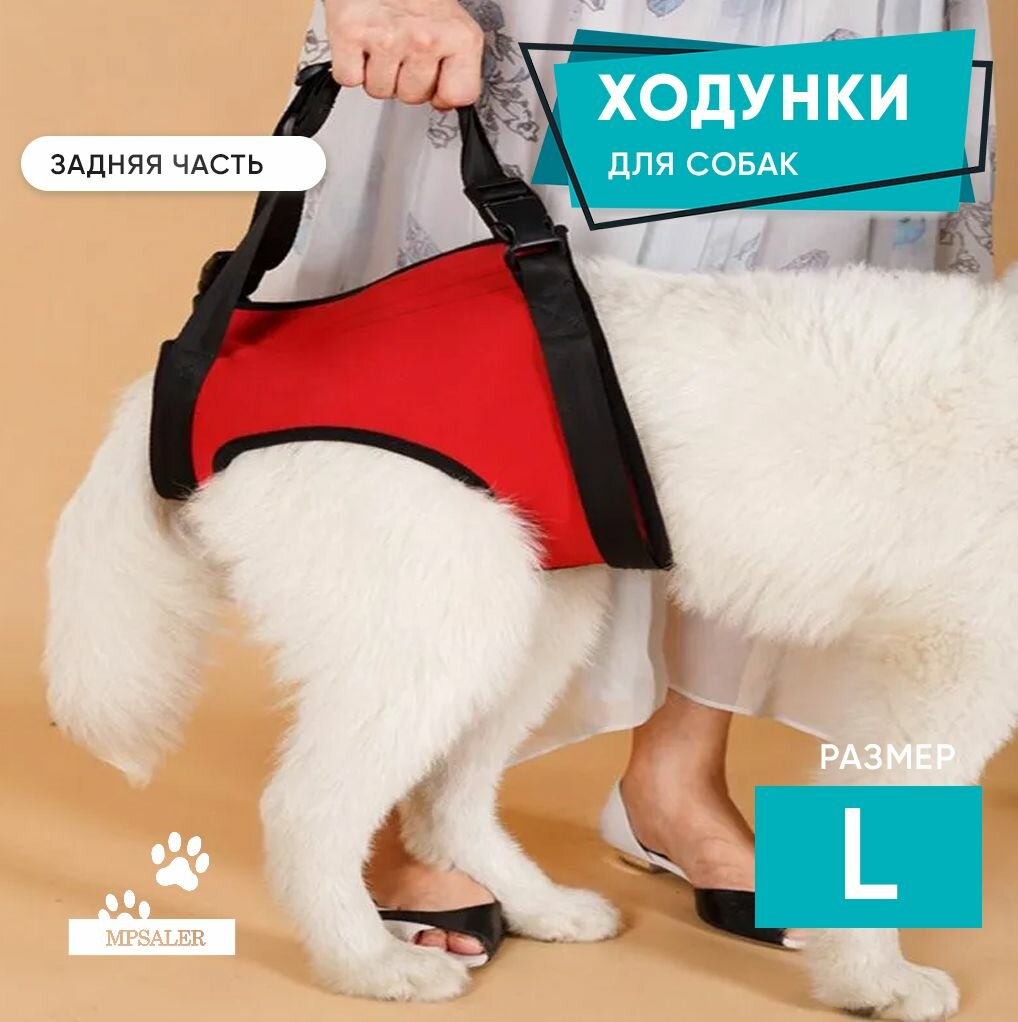 Ходунки для собак. Задняя часть, размер L.