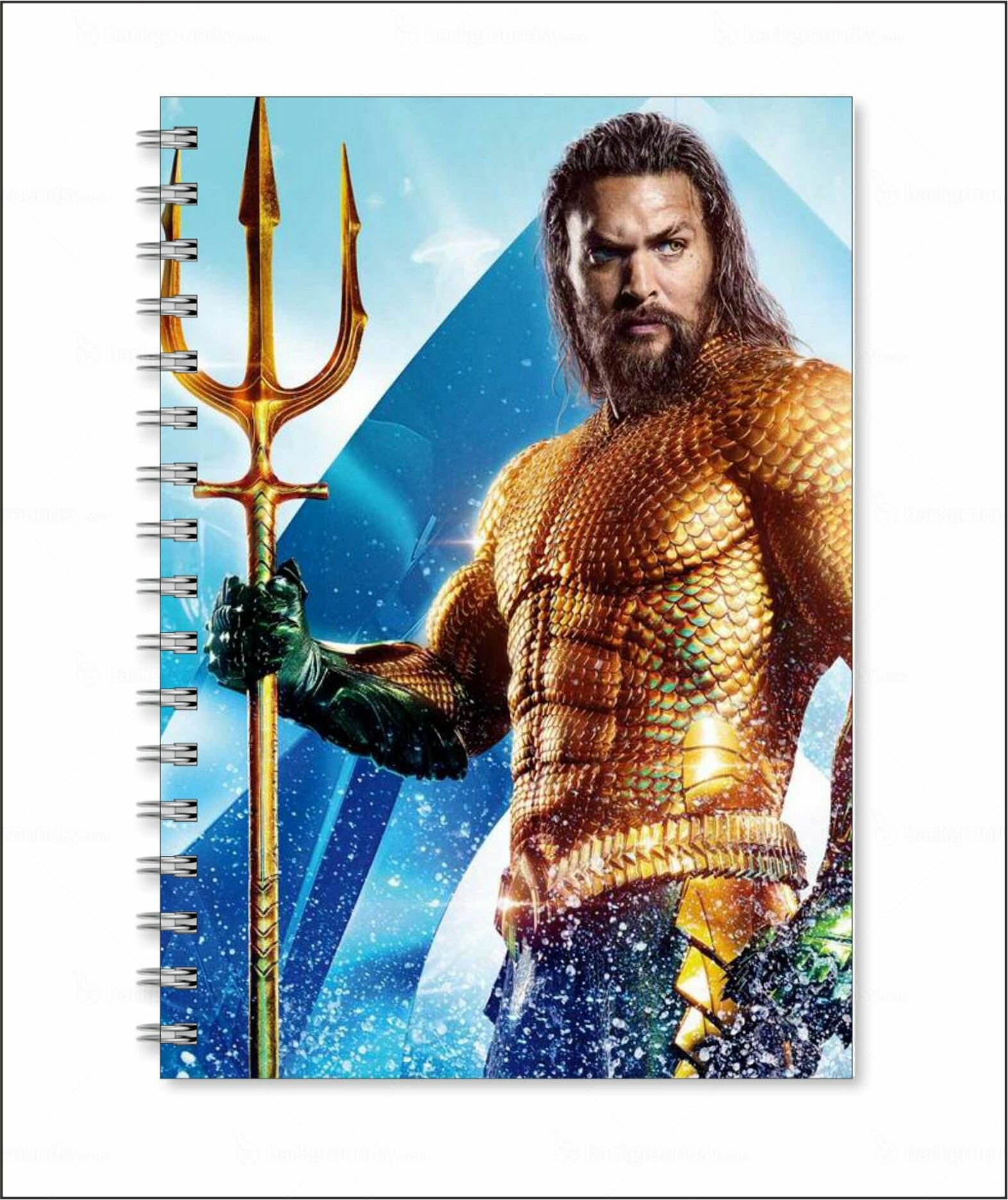 Тетрадь формата А5 с принтом "Аквамен", Aquaman