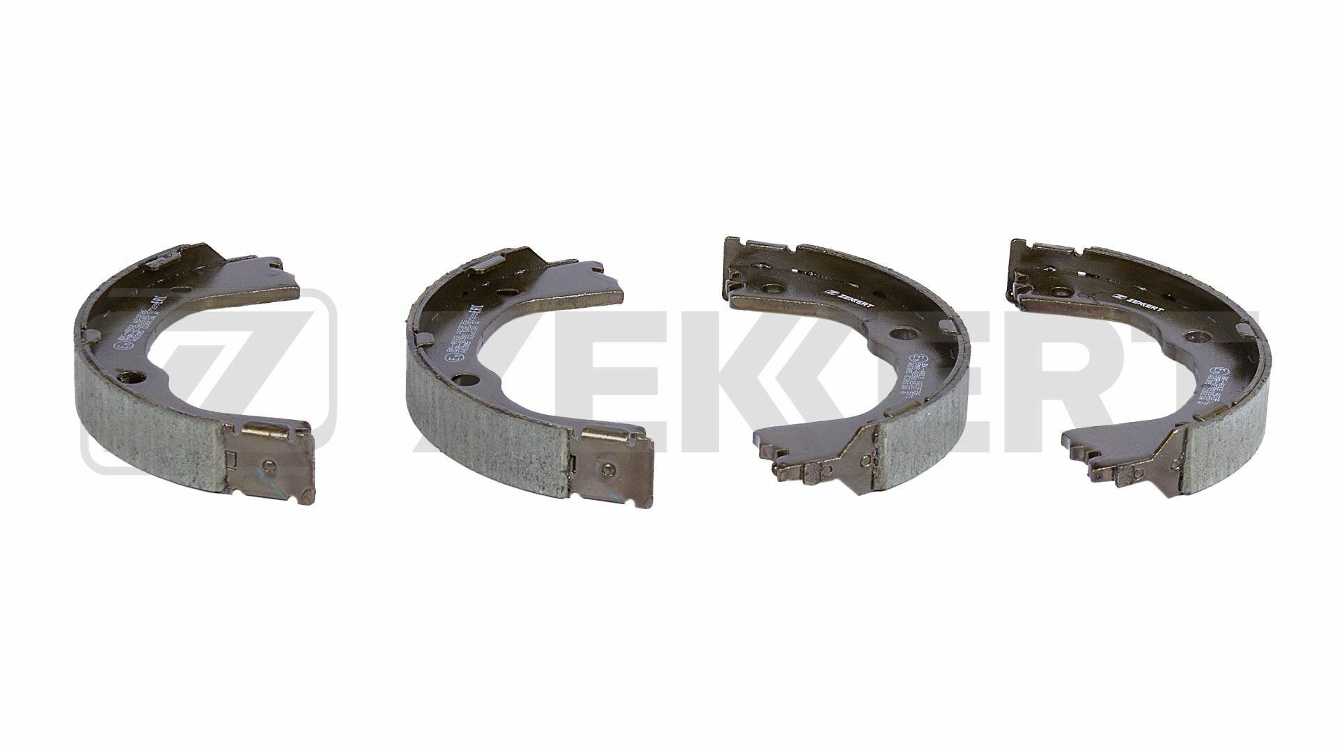 Тормозные колодки стояночного тормоза, ручника задние для Hyundai Santa Fe II (с 2010 г), Kia Sportage IV (с 2015 г), Sorento II (с 2010 г) барабанные арт bk-4012