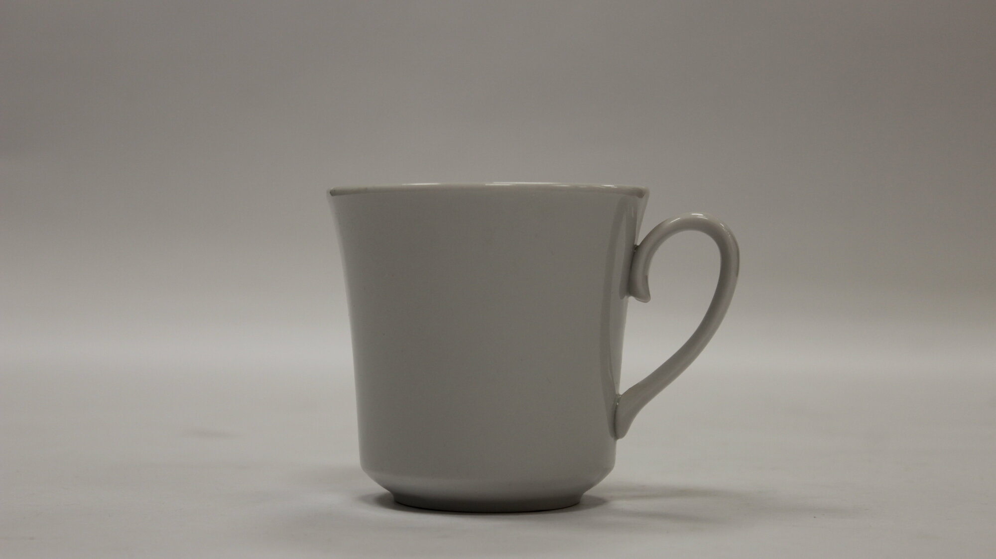 Комплект кружек фасон "Рассвет" 250мл (4шт), белая, Фарфор, Дулевский фарфор