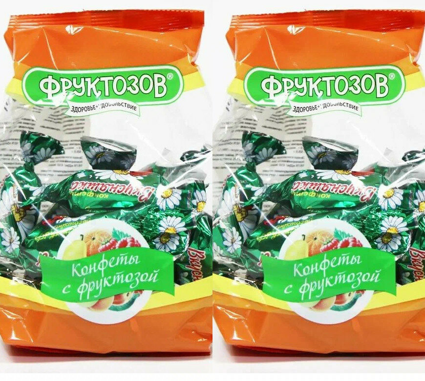 Конфеты Вкусняшка на фруктозе 1кг, 2 уп.