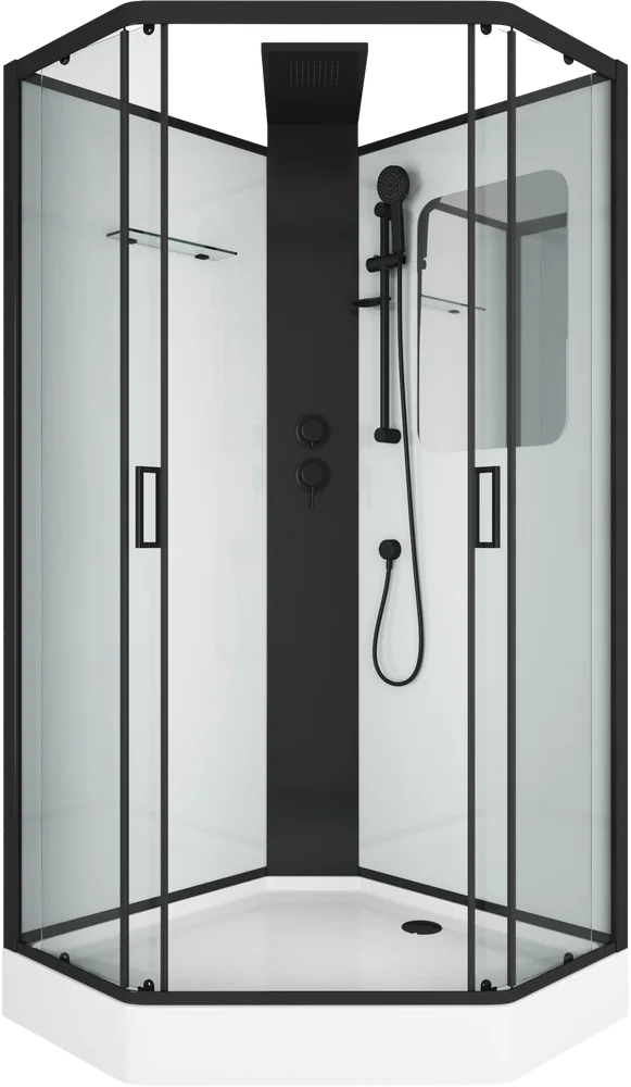 Душевая кабина Grossman Elegance GR251D 90х90 см, без крыши