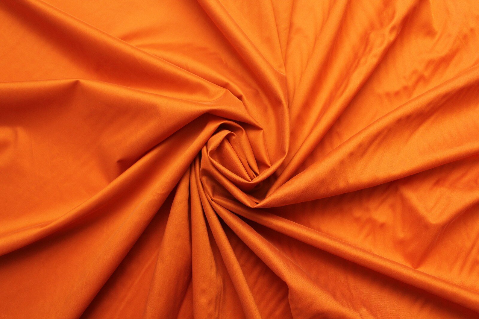 Ткань Шелковый твил рыжего цвета, ш128см, 0,5 м