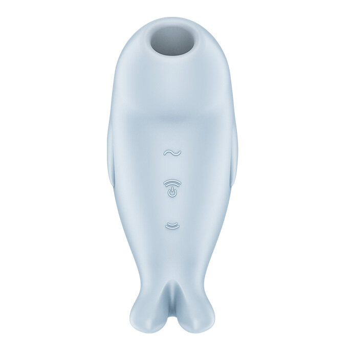 Вакуумно-волновой стимулятор клитора с вибрацией Satisfyer Seal You Soon, голубой