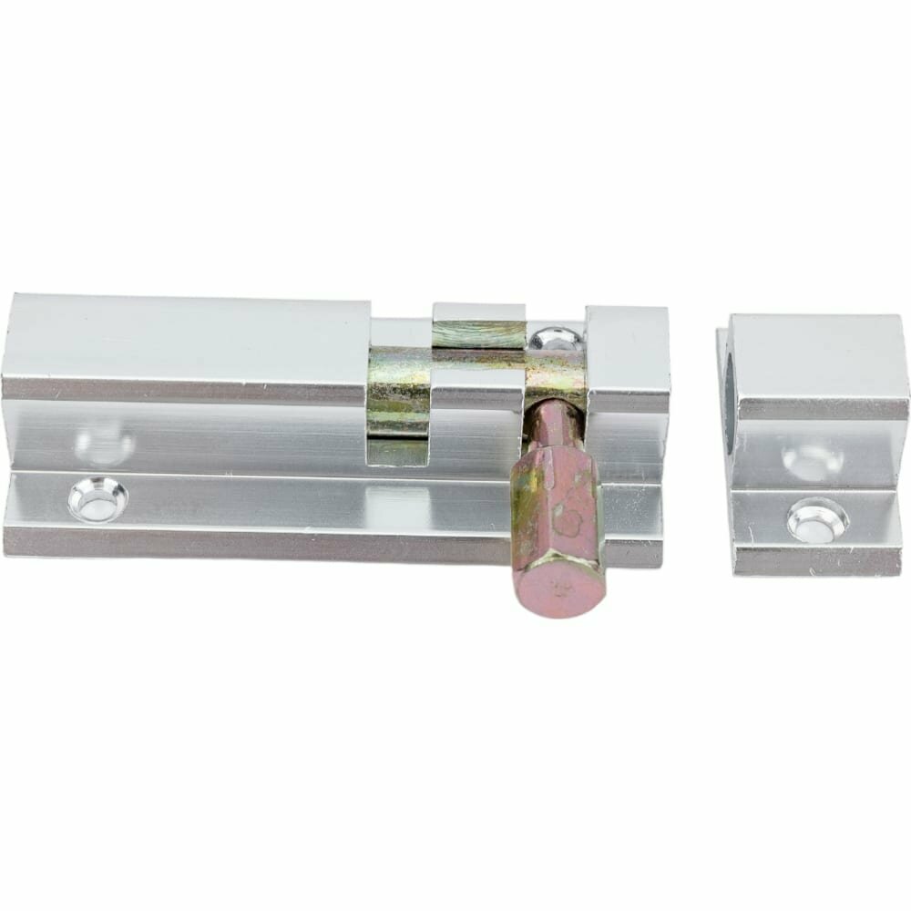 Шпингалет Apecs DB-05-60-CR 8276 накладной алюминиевый для деревянных окон хромированное покрытие, круглая форма ригеля