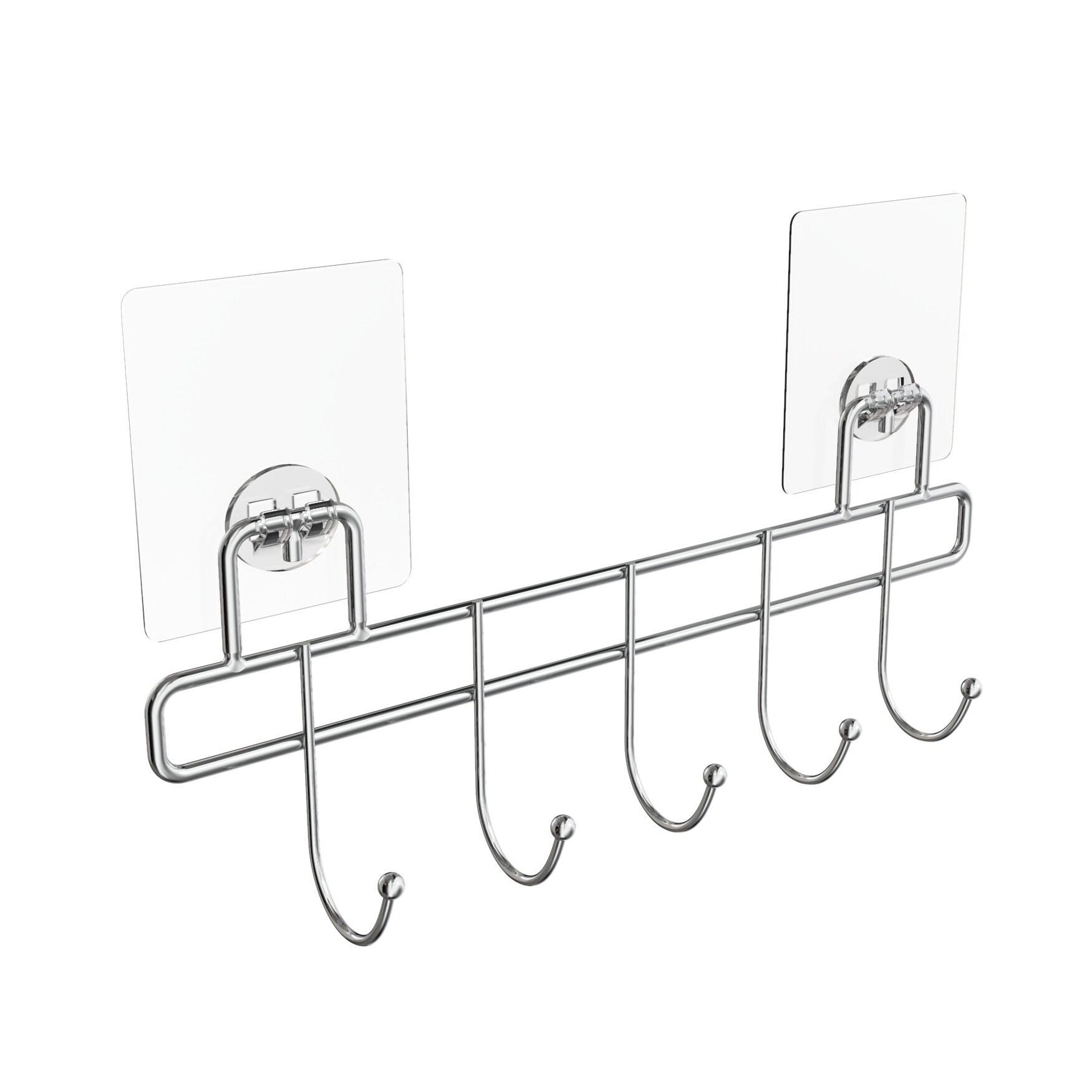 Планка с 5 крючками Kleber Lite хром KLE-LT005