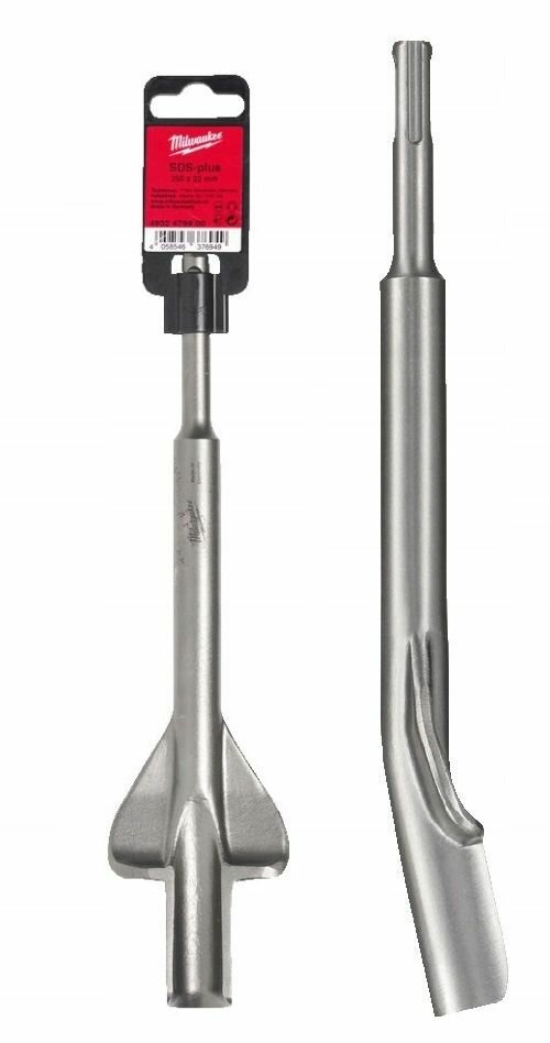 Долото канальное с ограничителем (SDS-Plus; 250 мм) Milwaukee