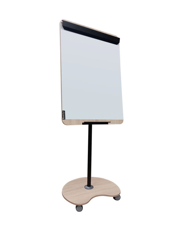 Флипчарт boardSYS 100х70 см трансформер, на роликах, дерево, магнитно-маркерный, boardSYS Business Wood