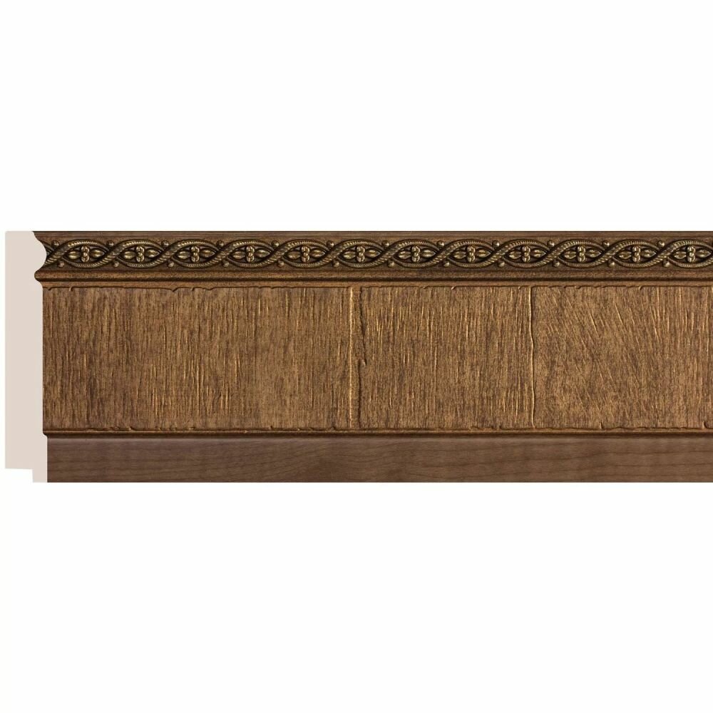 Багет Cosca Плинтус 80 Дуб Темный 144-3 д240Хш1.1Х8см / Коска*