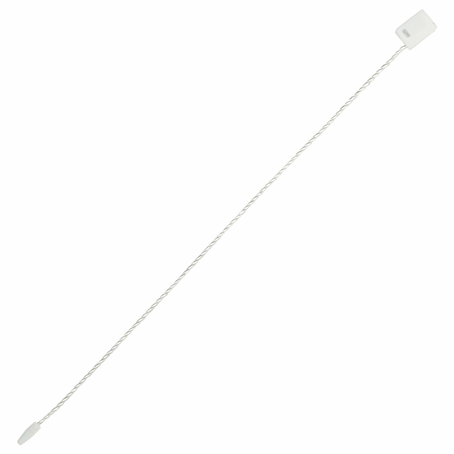 Упаковка 3 шт. Биркодержатели веревочные с пластиковой пломбой 17 см, STAFF, комплект 1000 штук, белые, 291275