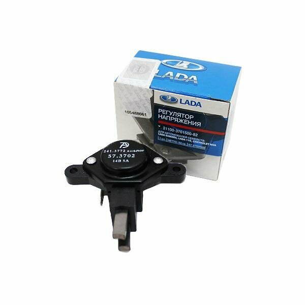 Реле (регулятор напряжения) с щет. узл. ВАЗ-2110, Г-3110 (фирм. упак. LADA)