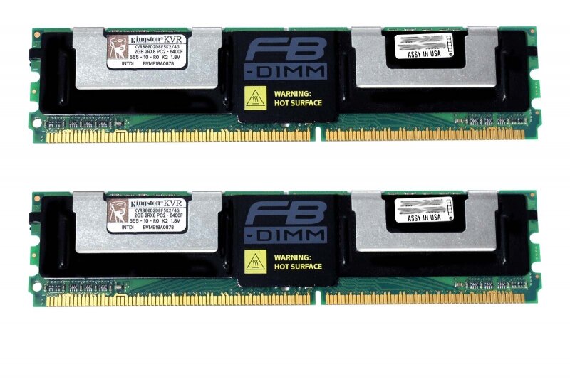 Оперативная память Kingston KVR800D2D8F5K2/4G DDRII 4Gb