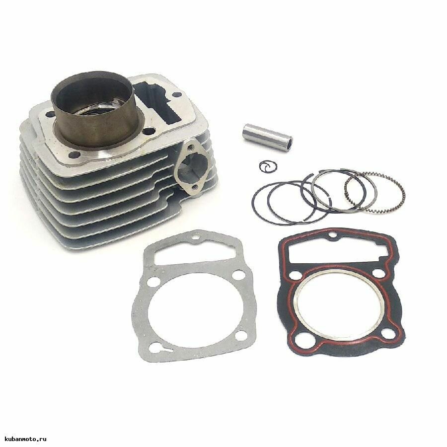 Цилиндр в сборе с поршнем CB200 см3 63,0 мм 163FML (H103мм, h74мм, палец 15мм)