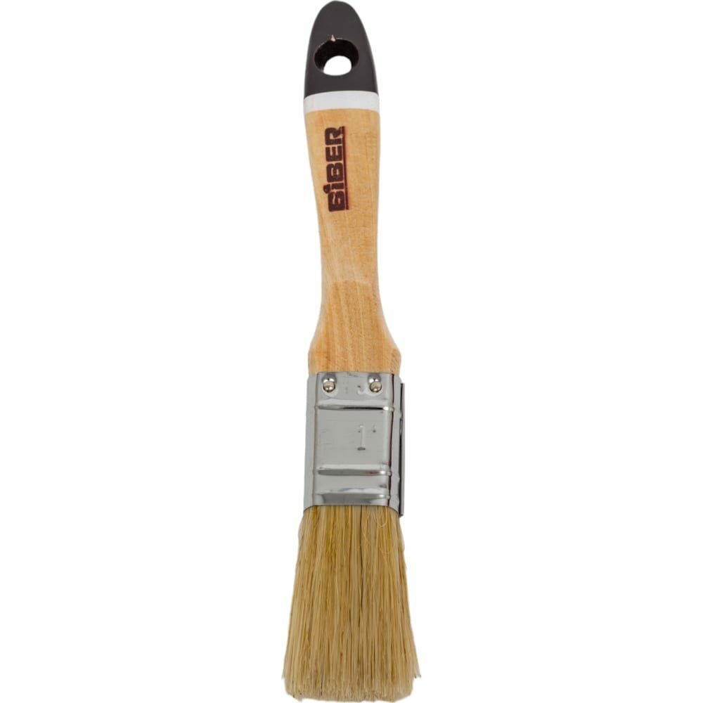 Кисть Профи (флейцевая, натуральная щетина, деревянная рукоятка) 25мм Biber 31151 тов-001975