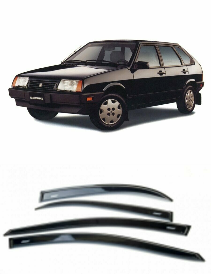 Дефлекторы боковых окон ВАЗ 2109 / 2115 дефлекторы окон
