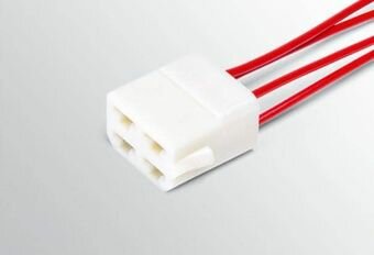 Разъем межжгутовой 4-х контактный с проводами