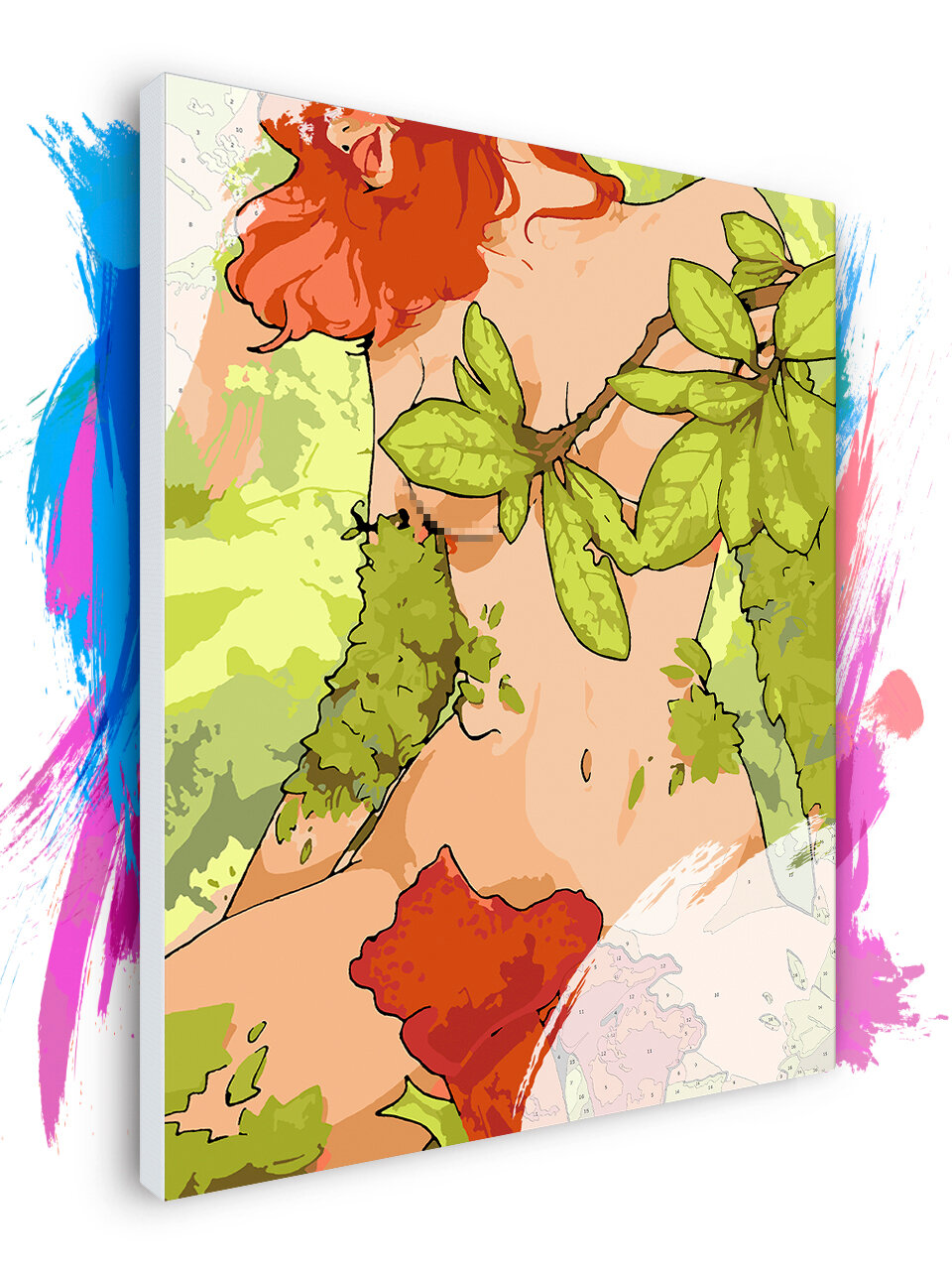 Картина по номерам на холсте Ядовитый Плющ, 40 х 50 см