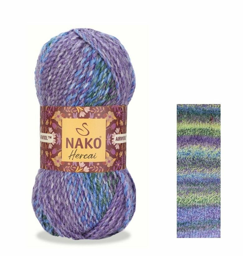Пряжа Hercai Nako (5 мотков по 100 грамм-156м.)100% акрил 7248