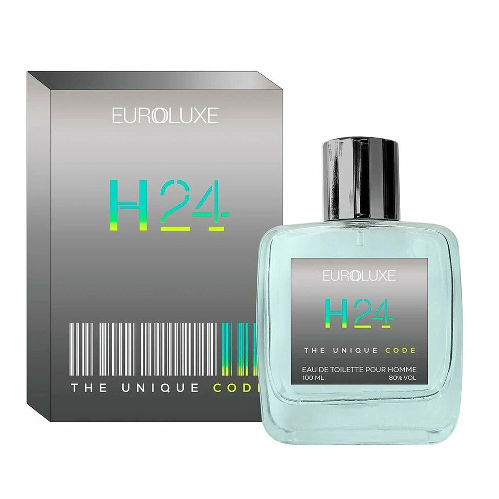 Euroluxe H24 The Unique Code туалетная вода 100 мл / Евролюкс Аш 24 Зе Юник Код