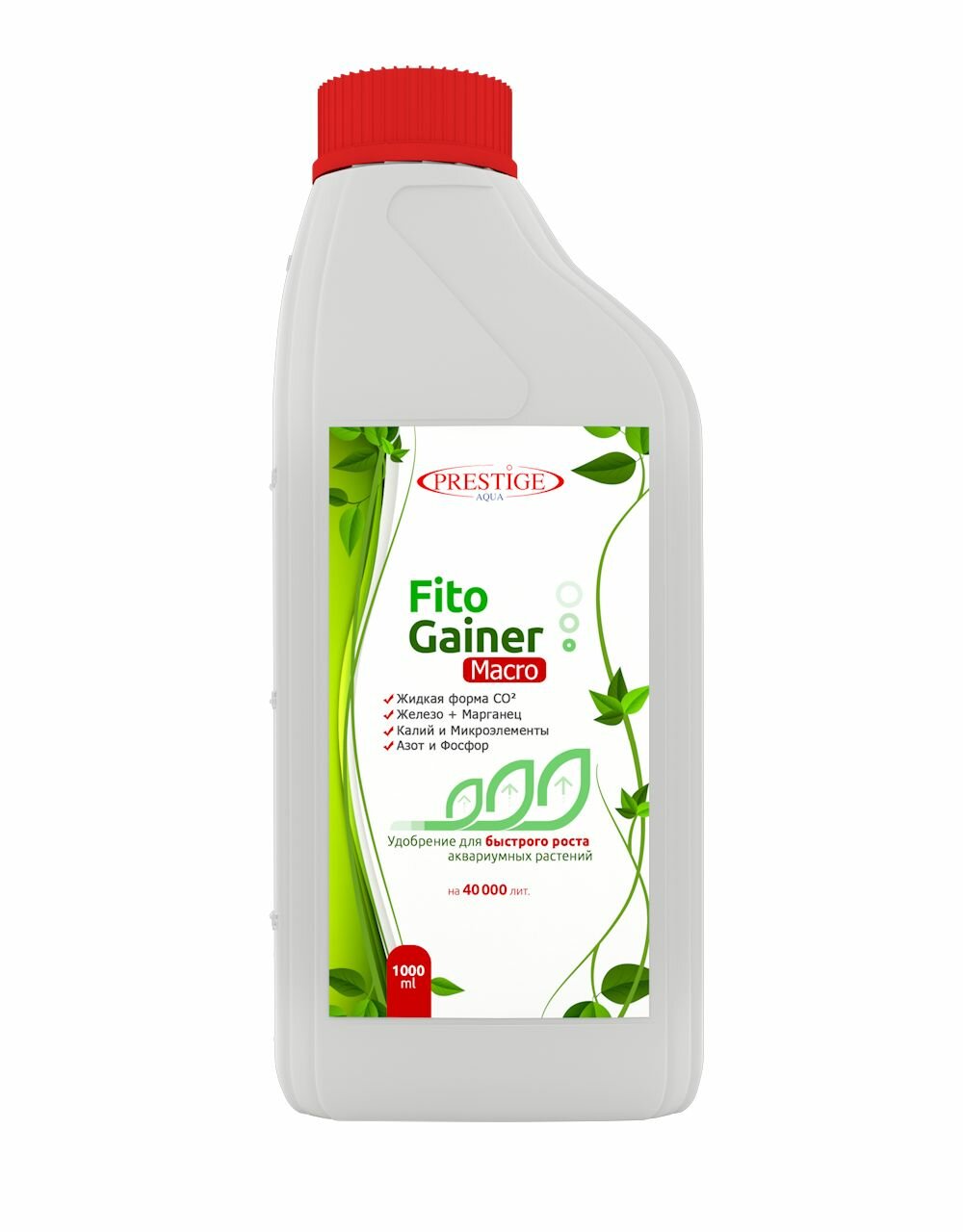 Удобрение для аквариумных растений Fito Gainer + Macro 1 л PRESTIGE AQUA