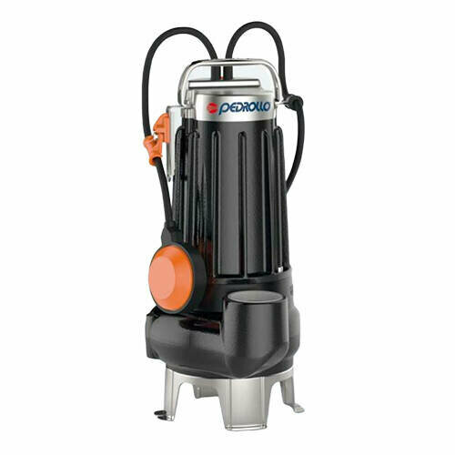 Насос фекальный Pedrollo MCm 15/45 (1,1 кВт, Qmax 750 л/мин, Hmax 15 м, 1x230 В, кабель 10 м)