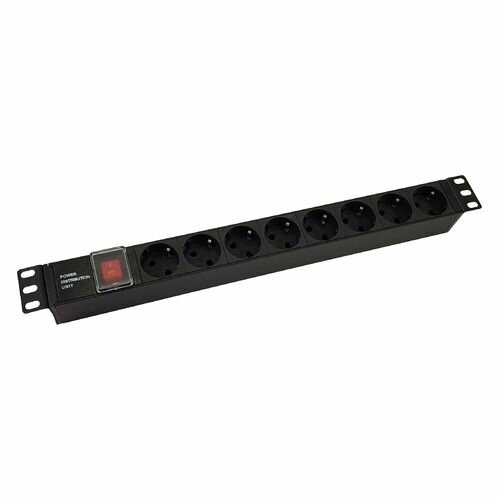 Блок распределения питания NTSS NTSS-PDU-DA1016 гор. размещ. 8xSchuko базовые 10A C14