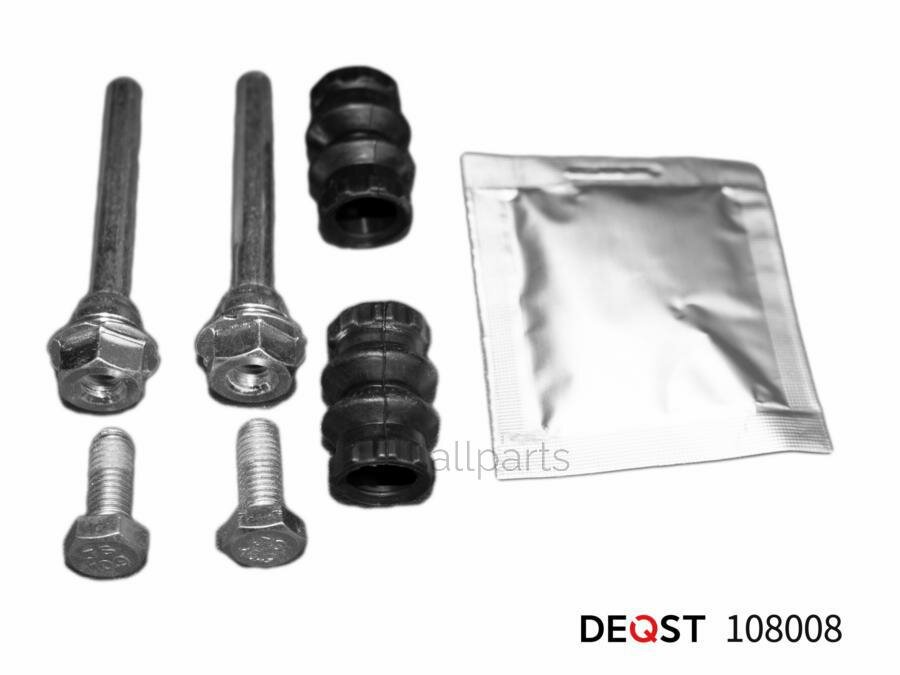 DEQST 108008 Комплект направляющих тормозного суппорта заднего (направляющая O 8mm суппорт TRW/Lucas). AUDI A3 9