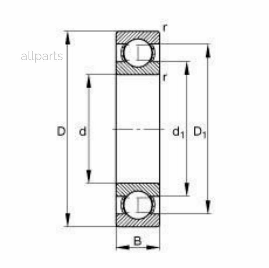 NSK 6911DDU Подшипник