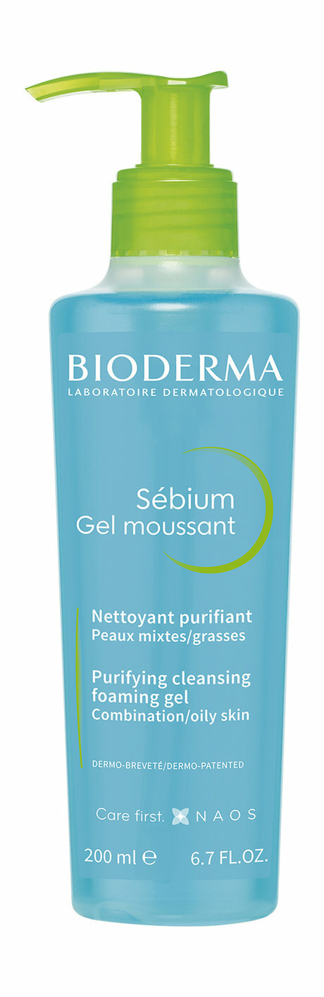 Bioderma Sebium Gel Moussant Очищающий гель для кожи лица, склонной к акне, с помпой | 200 мл 200мл