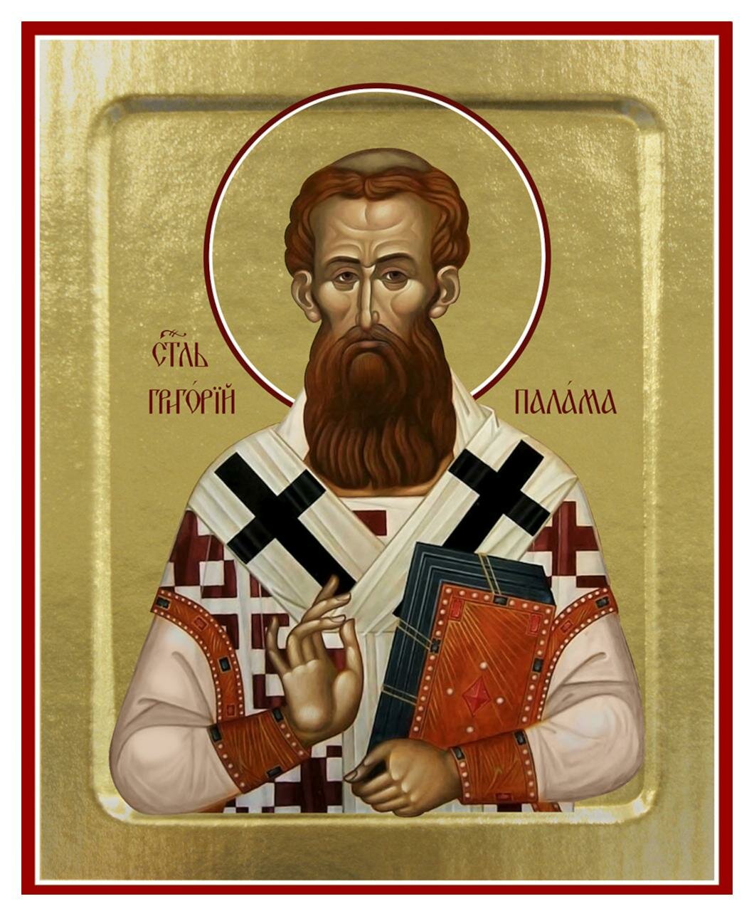 Икона Григорий Палама, святитель (на дереве): 125 х 160