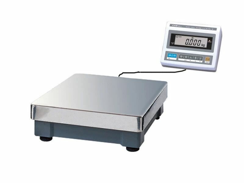 Весы товарные Cas db ii-150w, выносная панель управления, до 150 кг. питание от батареей и 220В