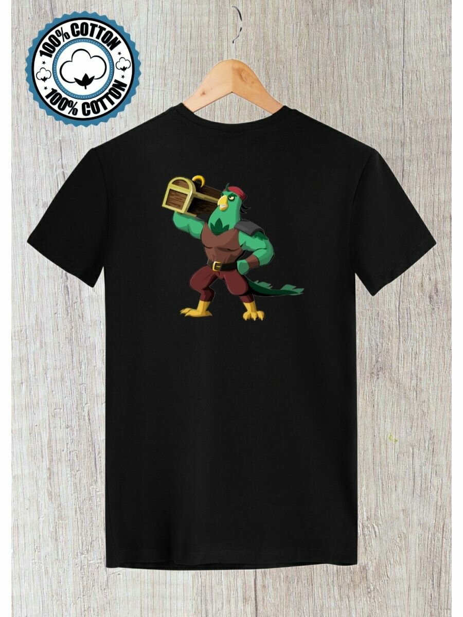 Футболка капитан гарпия captain celaeno попугай