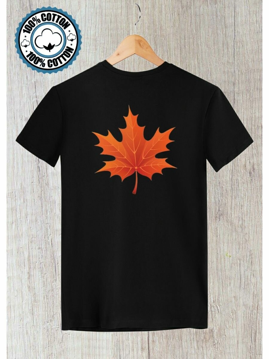 Футболка sheet orange оранжевый кленовый лист