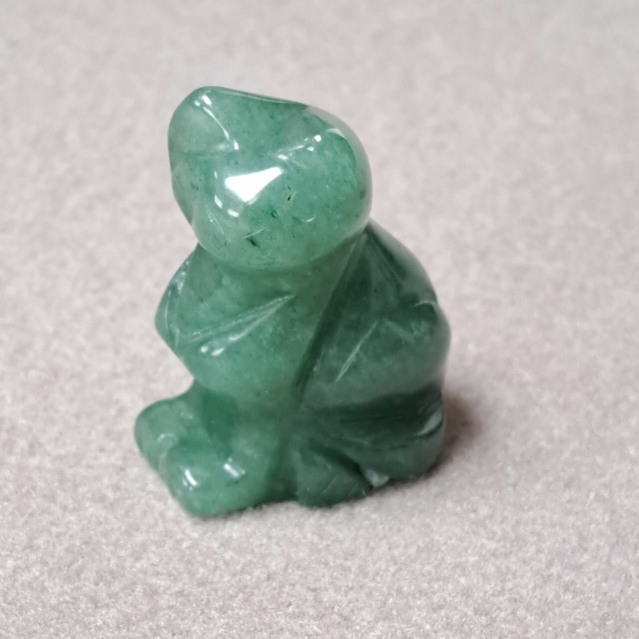 Статуэтка оберег и талисман эксклюзивная кошечка из натурального Авантюрина