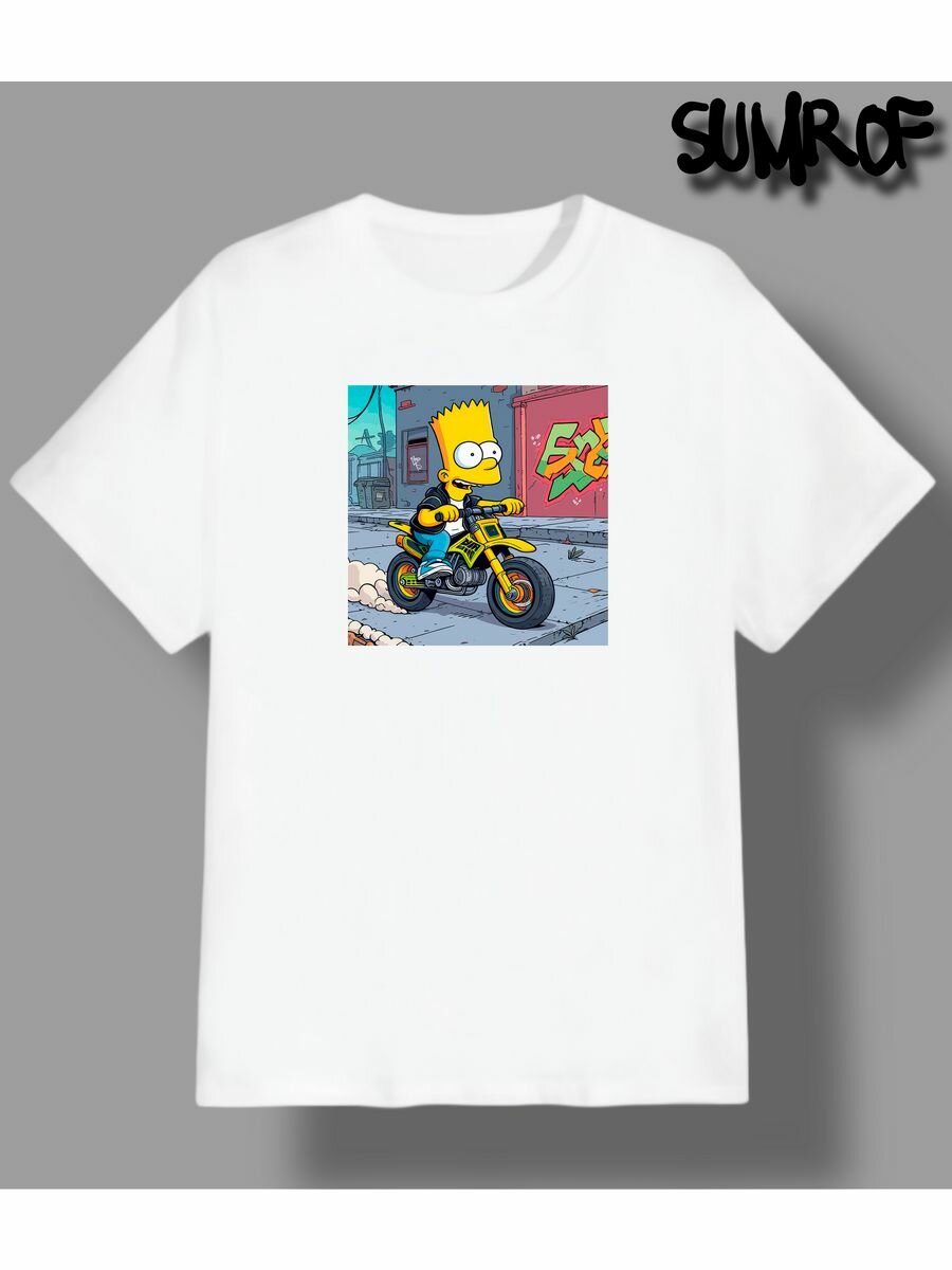 Футболка барт симпсон simpsons