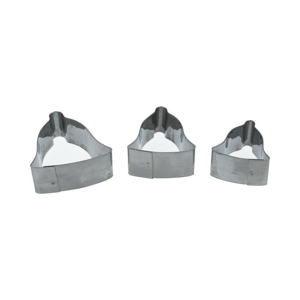 AFD-00016-MC26 Вырубка Колокольчик 3 шт, размеры 5x4.5 см; 3.5x3 см; 2x2.5 см для ткани и дерева