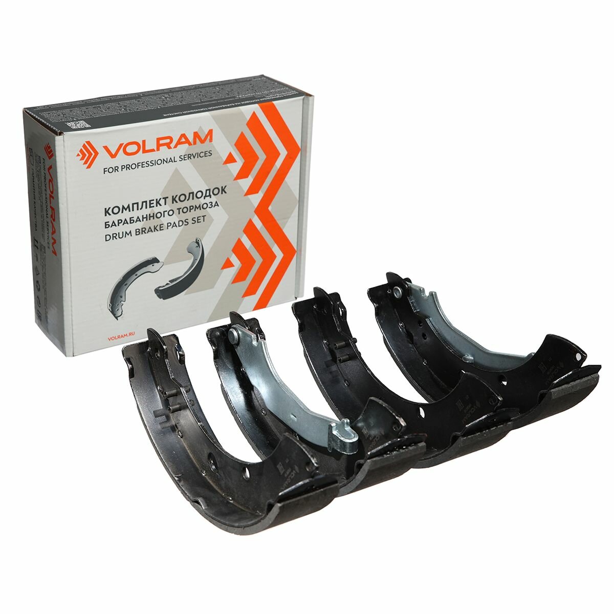 Тормозные колодки VOLRAM для VOLKSWAGEN Polo Седан (1.6); задние, к-т 4 шт.