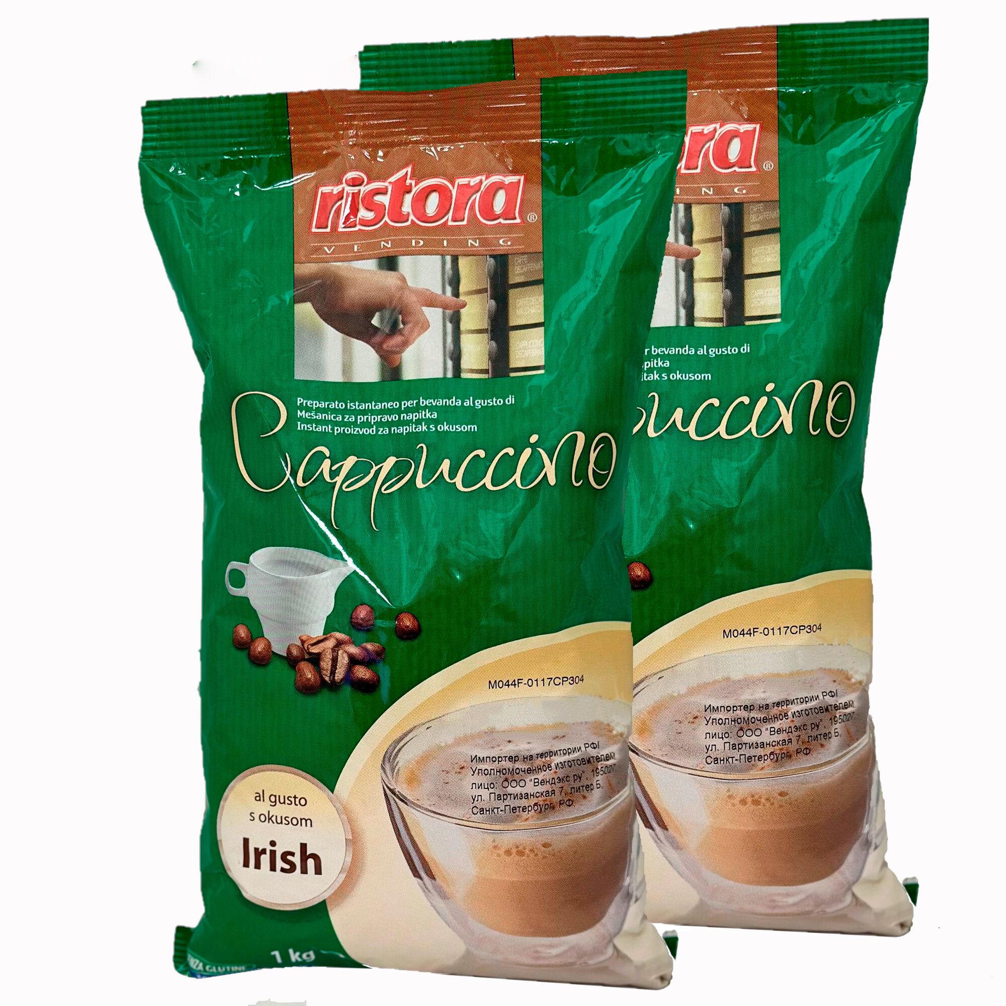 Растворимый капучино Ristora ирландский виски 2 кг