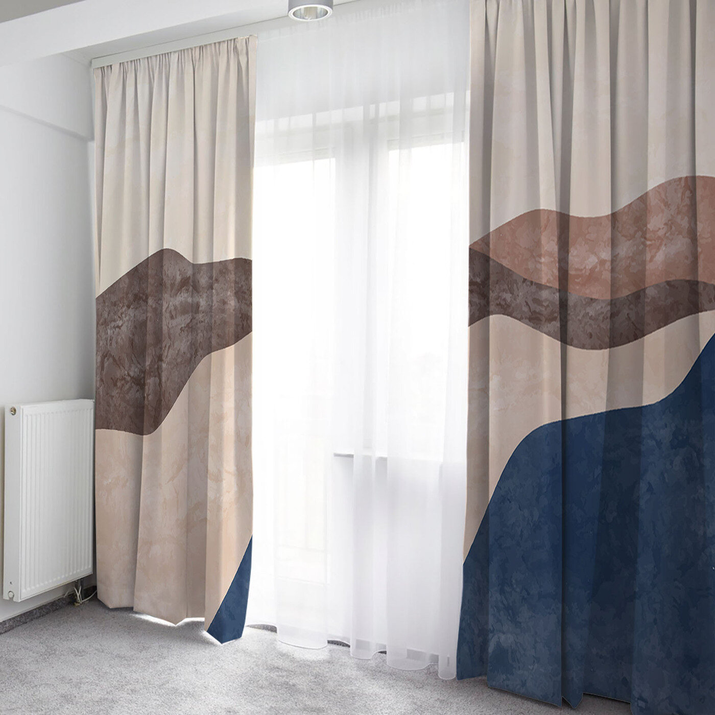 Шторы (фотошторы) из габардина, 290х230 см, Good Room