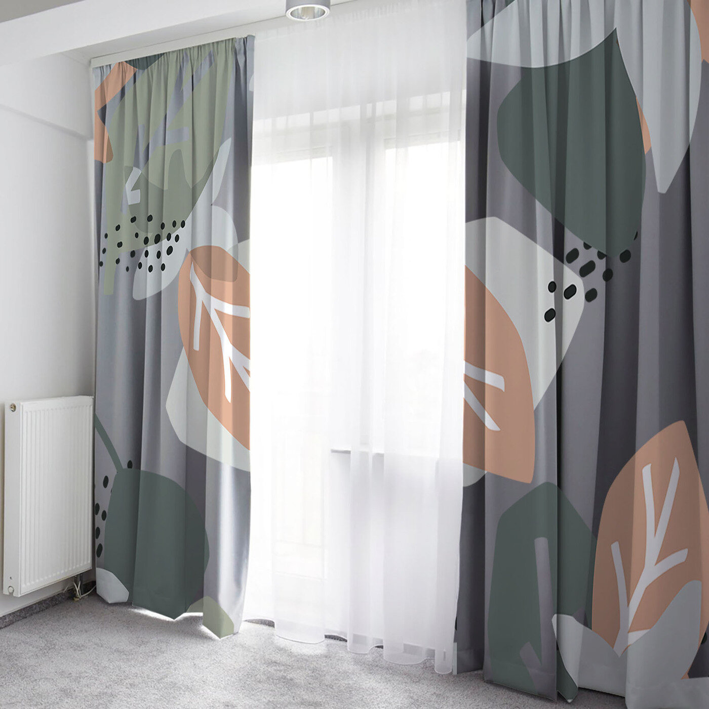 Шторы (фотошторы) из габардина, 290х240 см, Good Room