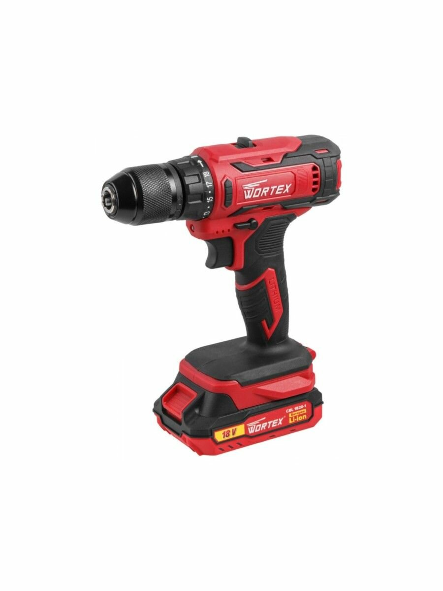 Wortex Дрель-шуруповерт аккум. 18 В 30 Н*м BD 1820-1 0329209